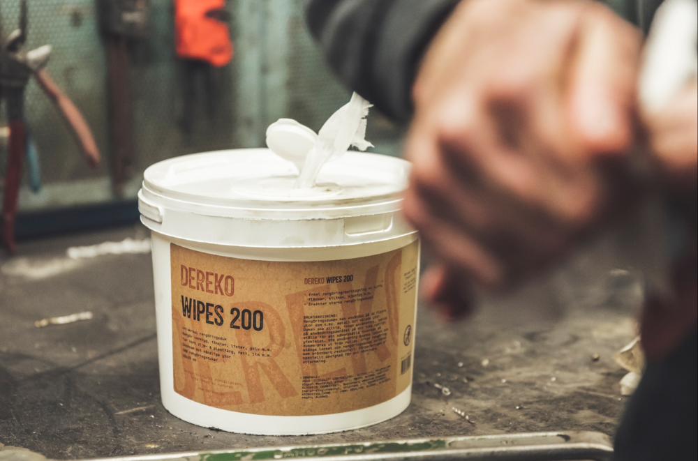 Dereko lanserar egna wipes | Derome