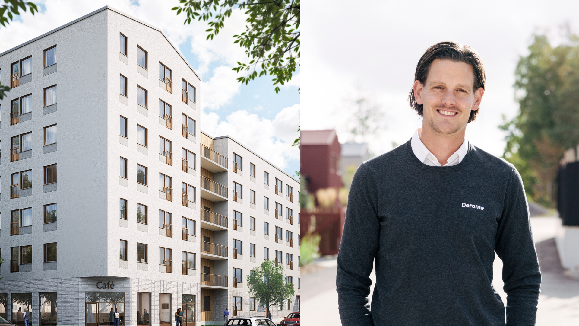Derome utvecklar 227 hyreslägenheter i nytt samarbete med Niam och Storsala | Derome